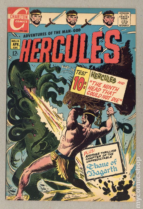 Hercules (1967 Charlton Comic) #10 VG 4.0