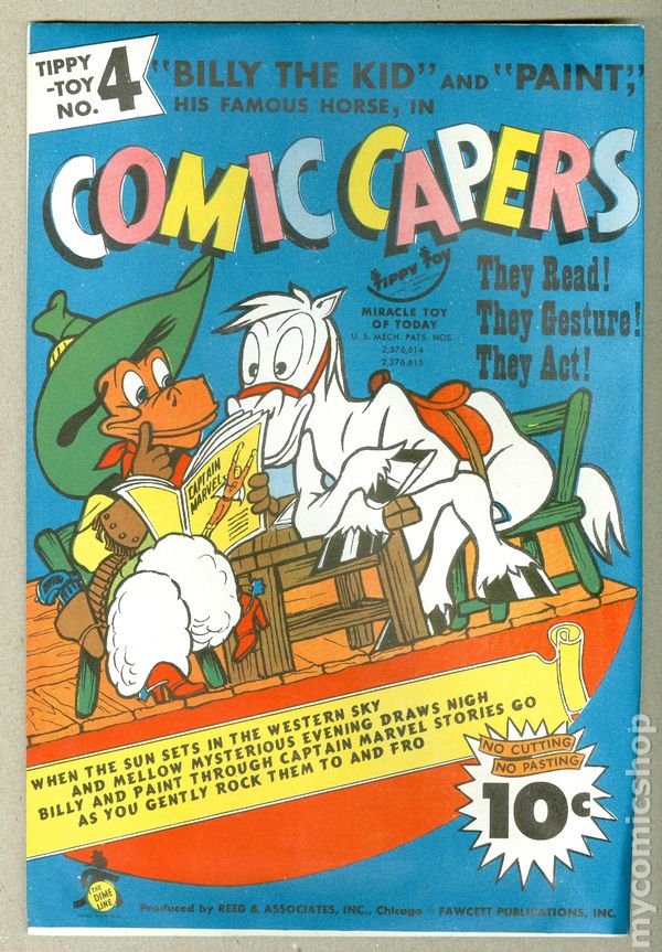 Comic Capers (Tippy Toy No. 4 1945 Fawcett) #4 NM 9.4