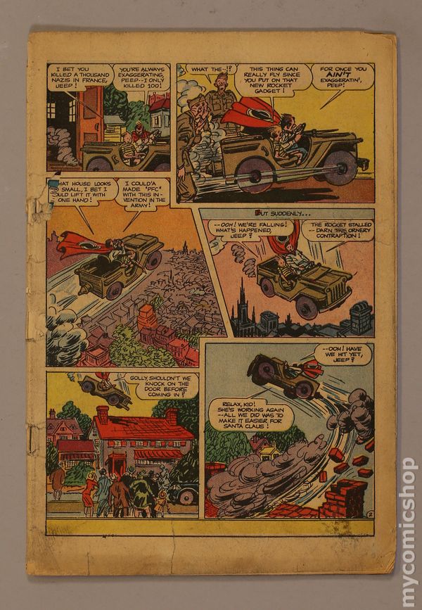 Jeep Comics (1944) #1 Coverless