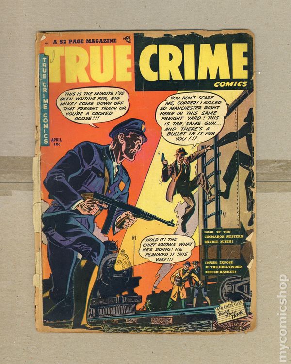 True Crime Comics (1947 Magazine Village) #5 PR 0.5