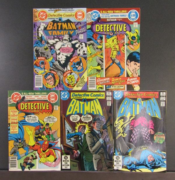Detective Comics Lot of 5