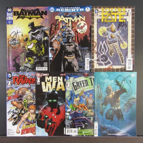 Assorted Signed DC Lot of 7