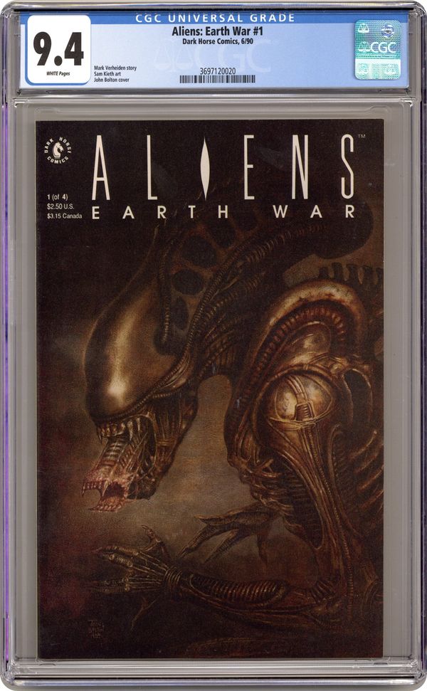 Aliens Earth War (1990) #1 CGC 9.4