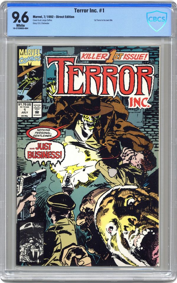 Terror Inc (1992 1st Series) #1 CBCS 9.6
