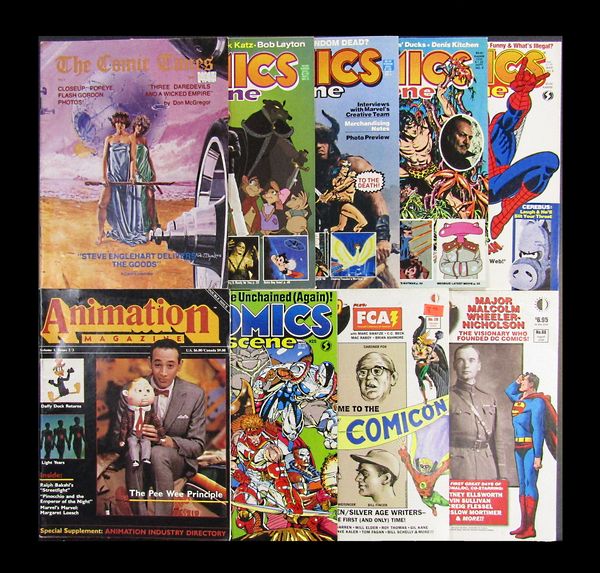 Comics Scene Magazine Lot of 9