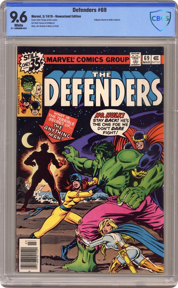 Defenders (1972 1st Series) #69 CBCS 9.6