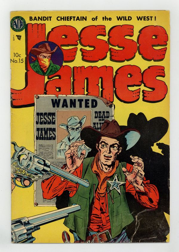 Jesse James (1950 Avon) #15 VG- 3.5