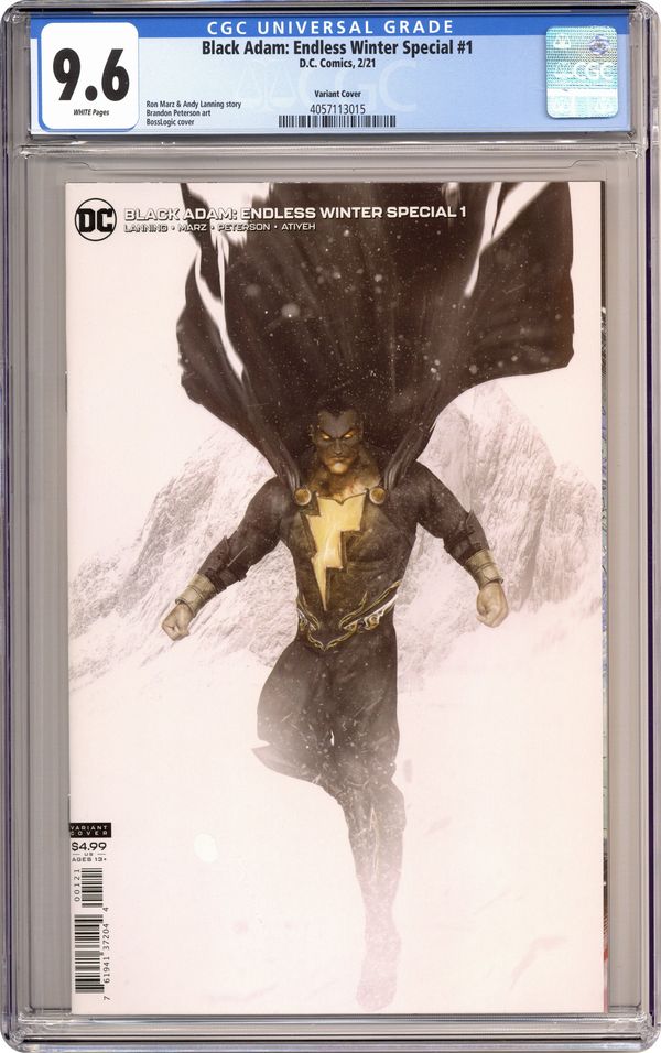 Black Adam Endless Winter Special (2020 DC) #1B CGC 9.6