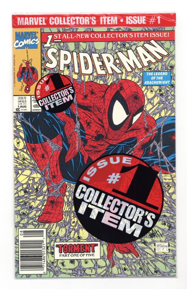 Spider-Man (1990 Marvel) #1BP VF/NM 9.0
