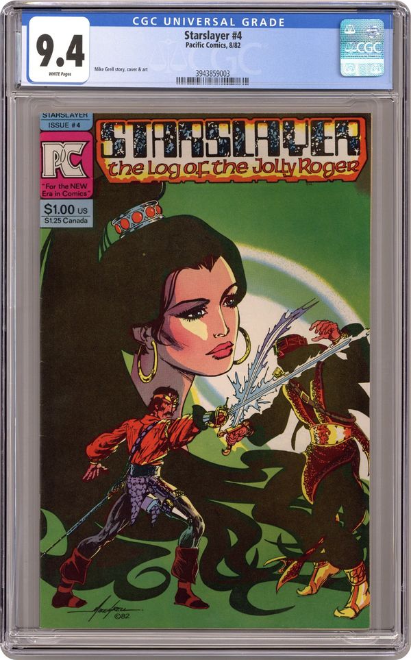 Starslayer (1982 Pacific/First) #4 CGC 9.4