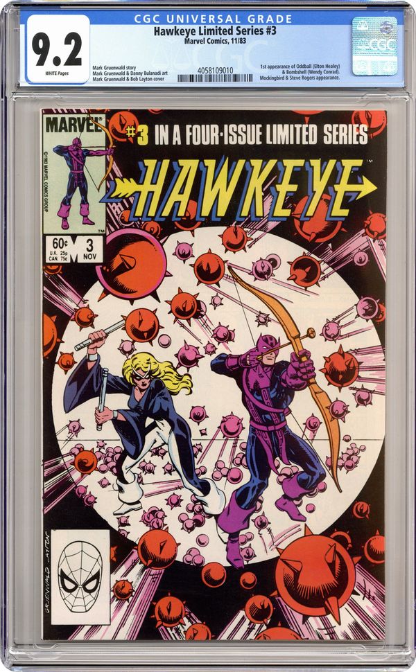 Hawkeye (1983 1st Series) #3D CGC 9.2