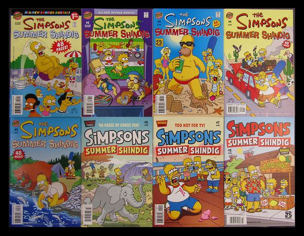 Simpsons Summer Shindig Lot of 8