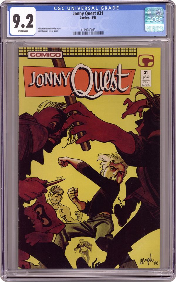 Jonny Quest (1986 Comico) #31 CGC 9.2