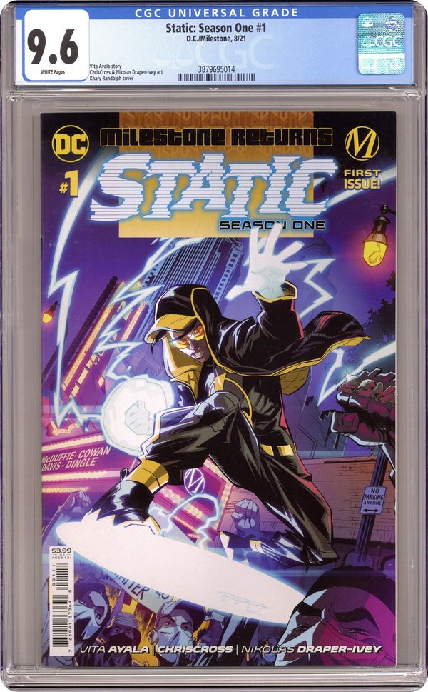 Static (2021 DC) Season One #1A CGC 9.6