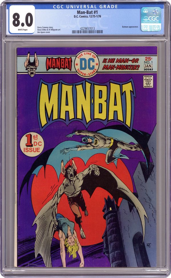 Man-Bat (1975 1st Series) #1 CGC 8.0