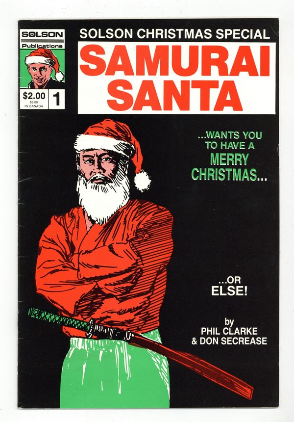 Solson Christmas Special featuring Samurai Santa (1986 Solson) #1 FN/VF 7.0