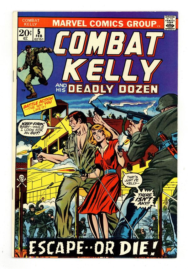 Combat Kelly (1972 Marvel) #5 FN- 5.5