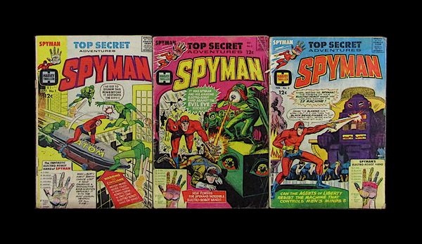 Spyman Lot of 3