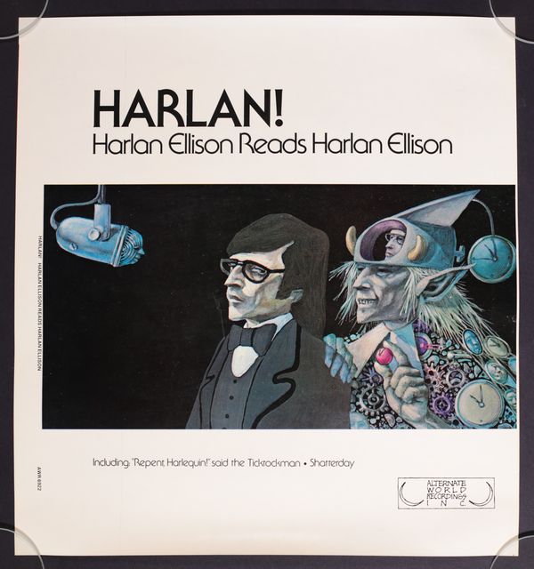 Harlan! Harlan Ellison Reads Harlan Ellison Promotional Poster by The ...