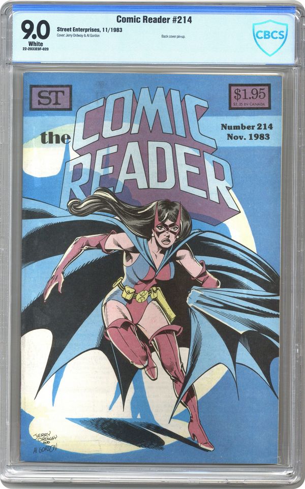 Comic Reader (1961-1984 Jerry G. Bails) #214 CBCS 9.0