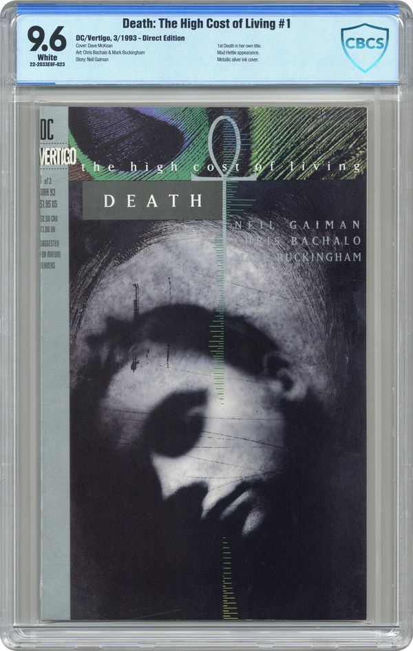 Death The High Cost of Living (1993) #1A CBCS 9.6