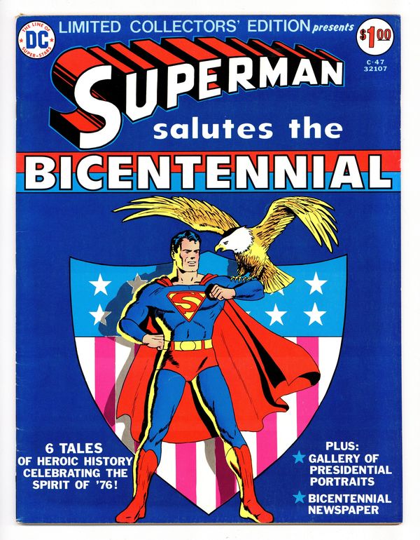 Superman Salutes The Bicentennial (1976) DC Treasury Edition #C-47 VG ...
