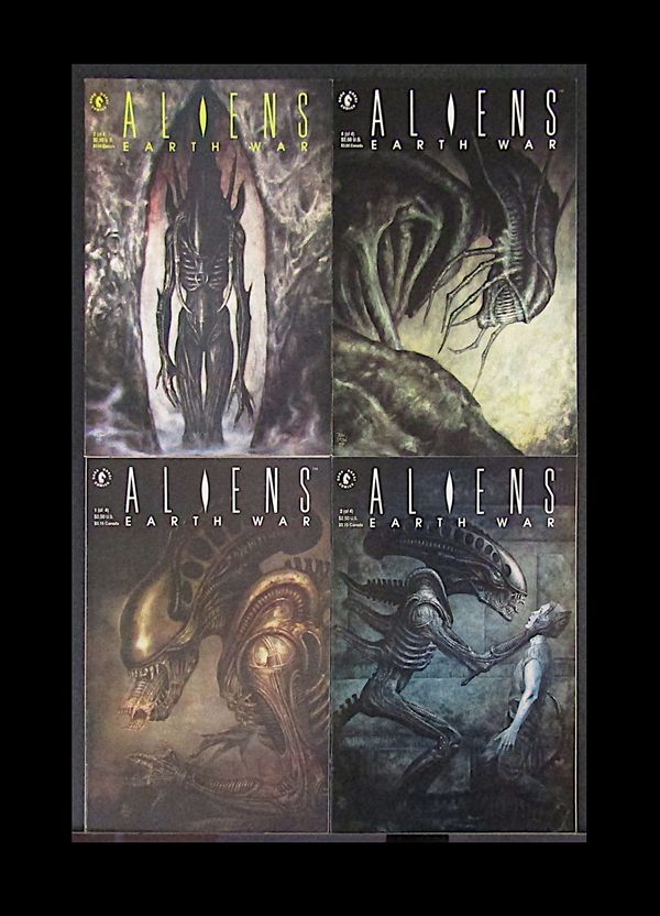 Aliens Earth War Lot of 4