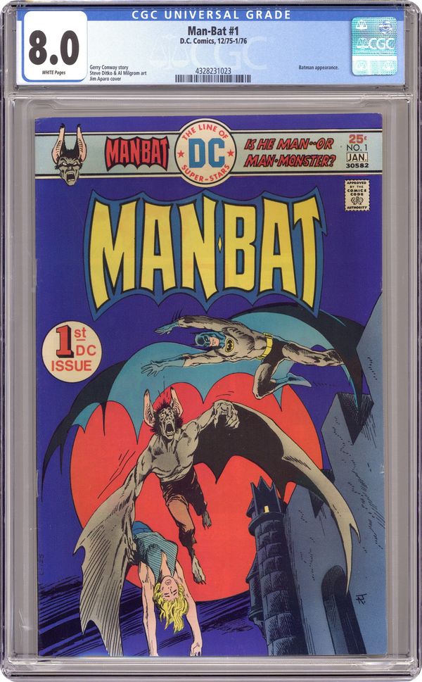 Man-Bat (1975 1st Series) #1 CGC 8.0
