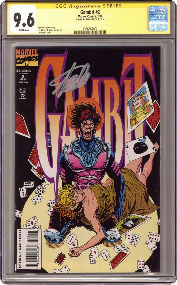 Gambit (1993 1st Series Marvel) #2 CGC 9.6