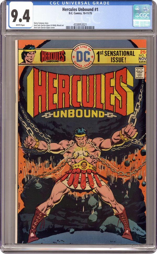 Hercules Unbound (1975 DC) #1 CGC 9.4