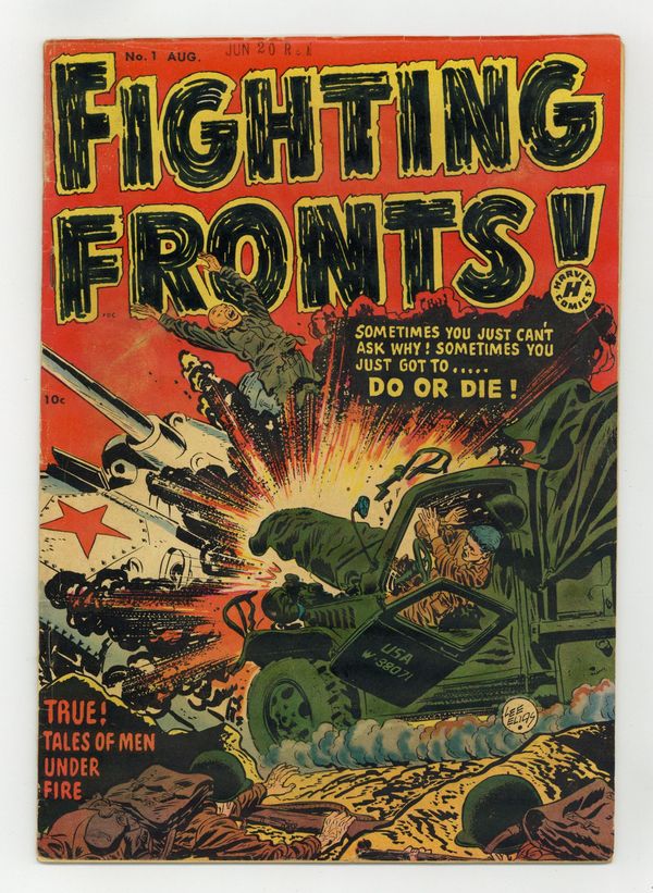 Fighting Fronts (1952-1953 Harvey) 1 GD/VG 3.0