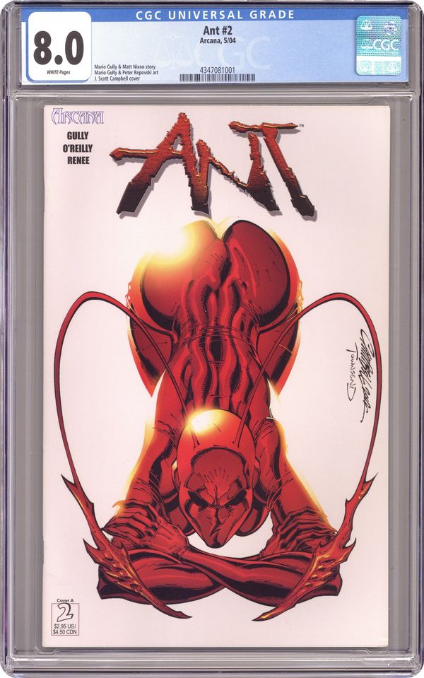 Ant (2004 1st Series Arcana) #2A CGC 8.0