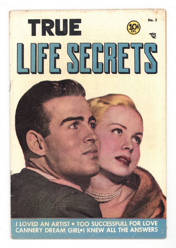 True Life Secrets (1951 Capitol Publications Inc.) #2 VG 4.0