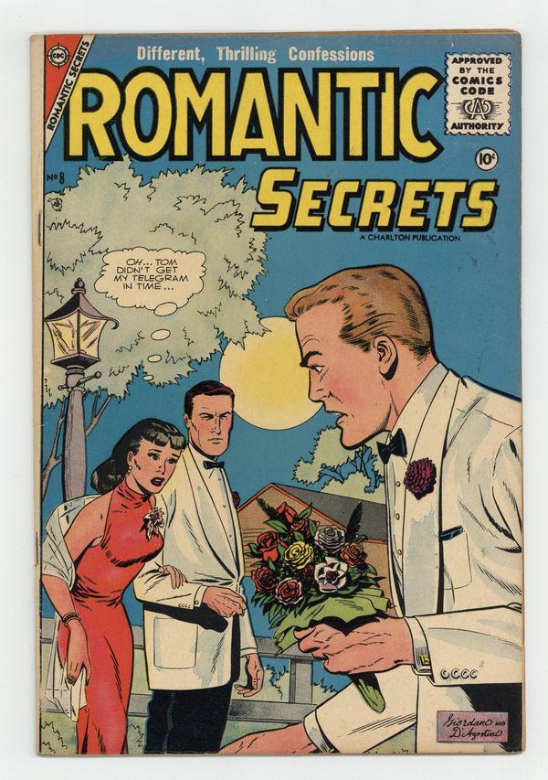 Romantic Secrets (1953 Charlton) #8 FN 6.0