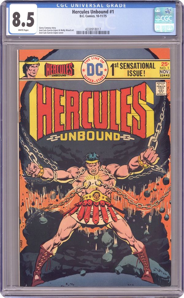 Hercules Unbound (1975 DC) #1 CGC 8.5