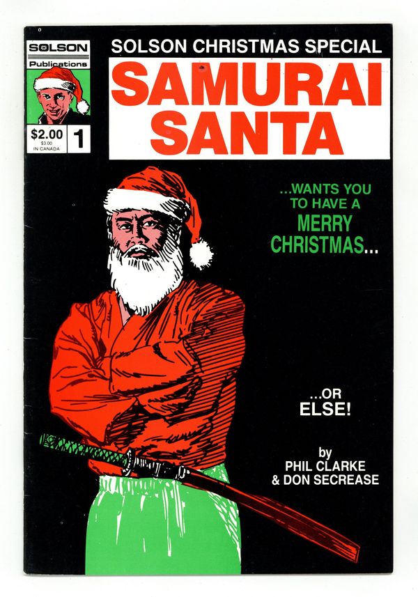 Solson Christmas Special featuring Samurai Santa (1986 Solson) #1 FN+ 6.5