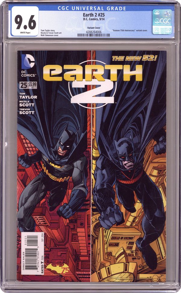 Earth 2 (2012 DC) #25B CGC 9.6