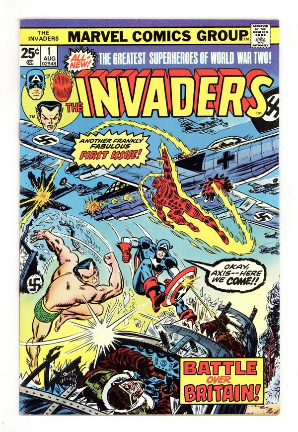 Invaders (1975 Marvel 1st Series) #1 FN- 5.5