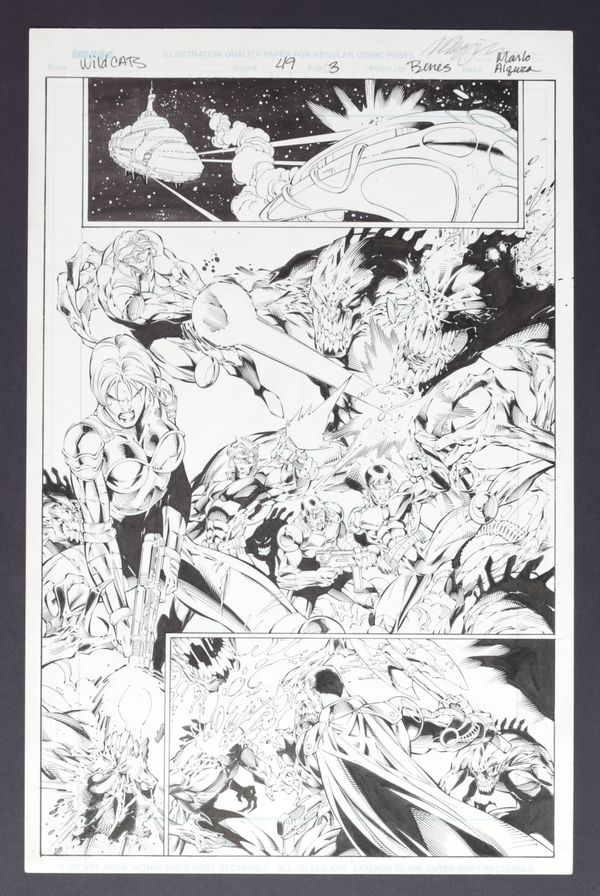 Original Art from Wildcats Covert Action Teams #49 (1998) Page 3 ...