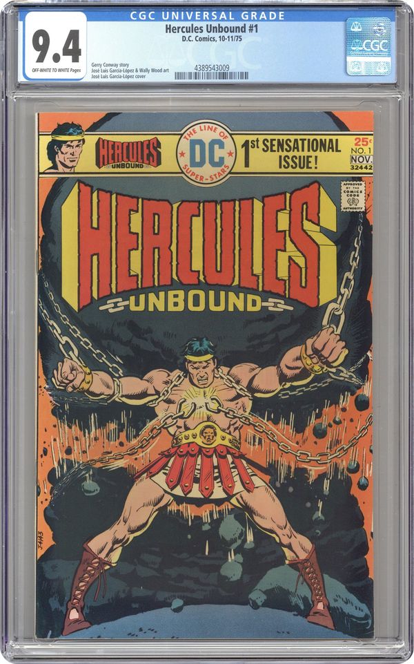 Hercules Unbound (1975 DC) #1 CGC 9.4