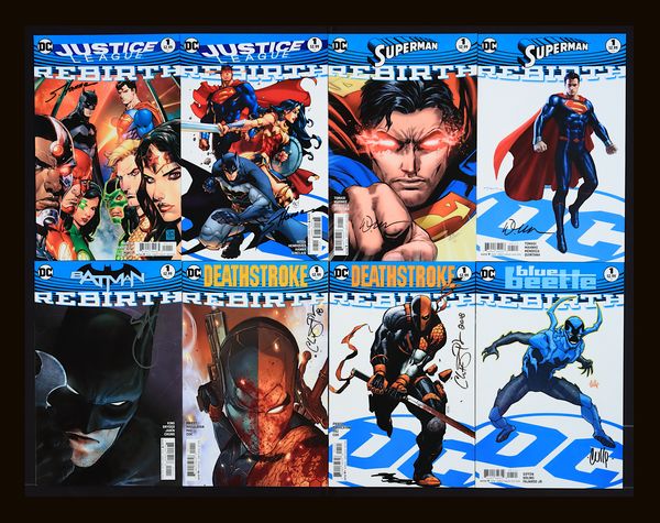 DC Rebirth One Shots Signed Lot of 8