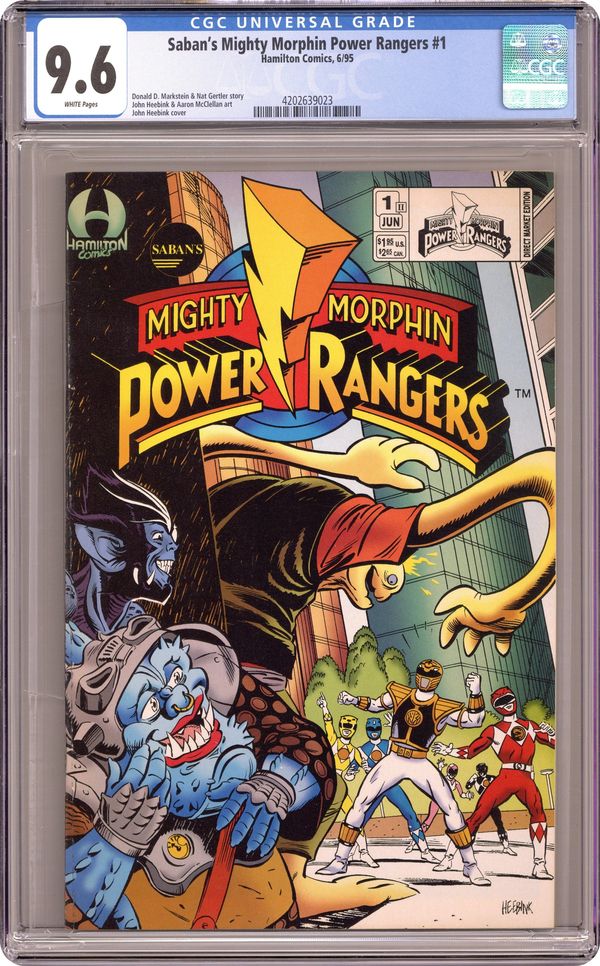 Mighty Morphin Power Rangers (1995 Hamilton) #1 CGC 9.6