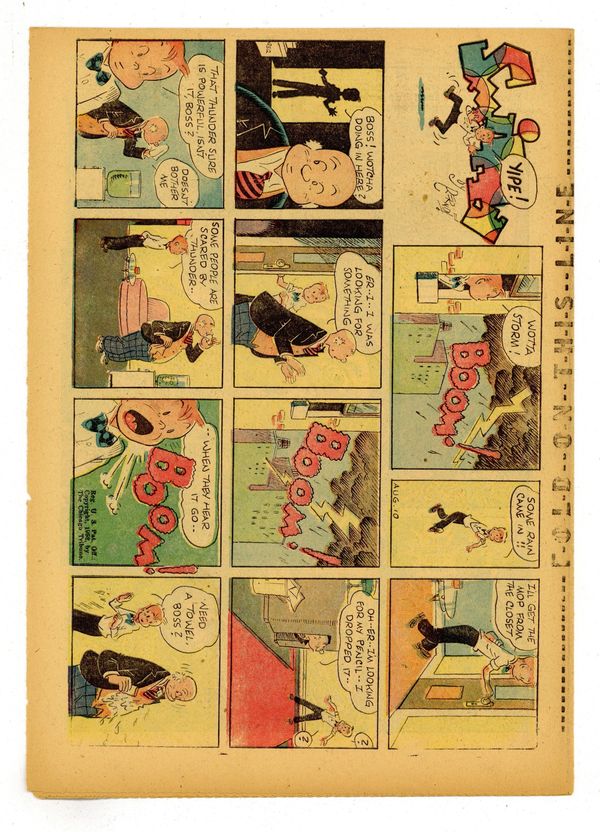 Spirit Weekly Newspaper Comic (1940-1952) Aug 10 1952 VG/FN 5.0