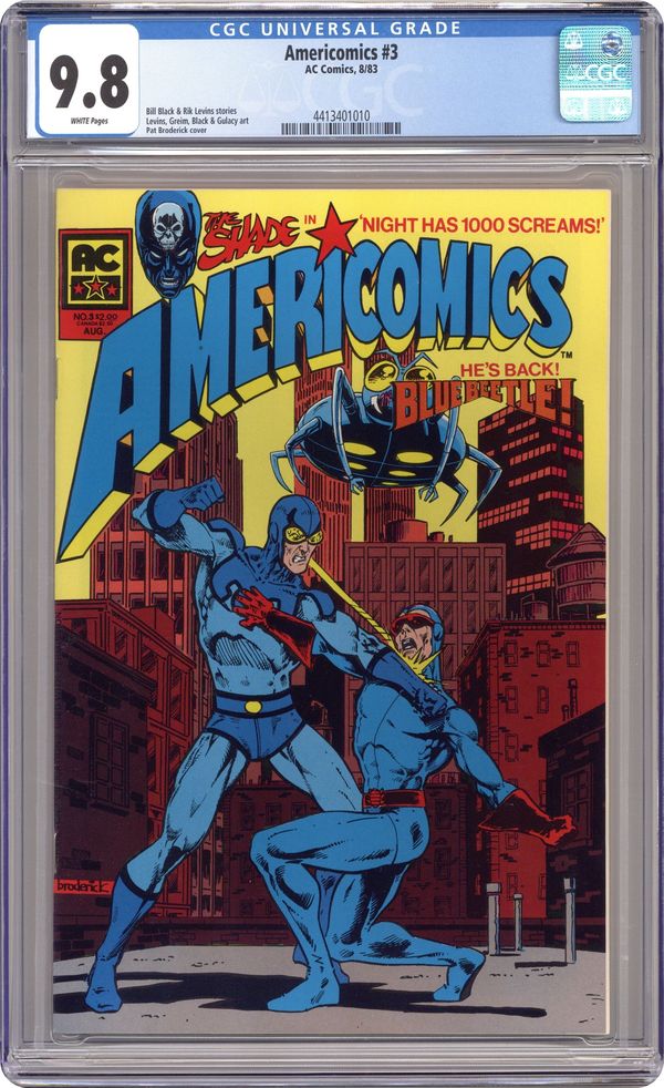 Americomics (1983) 3 CGC 9.8