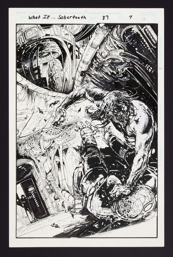 Original Art from What If #87 (1996) Page 7 Pencils & Inks by Frank Teran