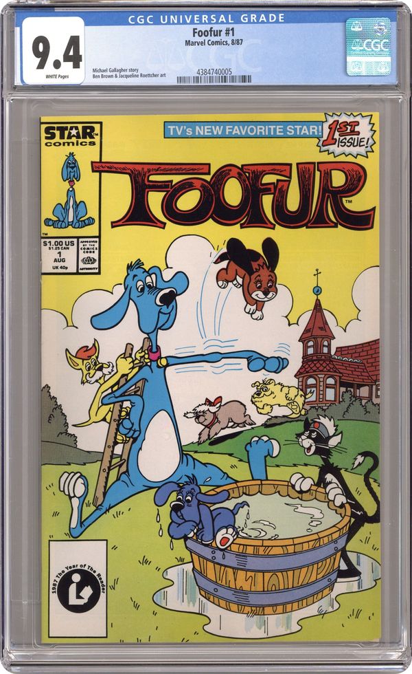 Foofur (1987 Marvel/Star Comics) #1 CGC 9.4