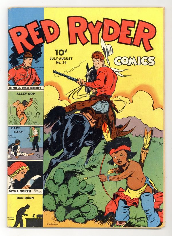 Red Ryder Comics (1940-1955 Hawley/Dell) 14 GD/VG 3.0