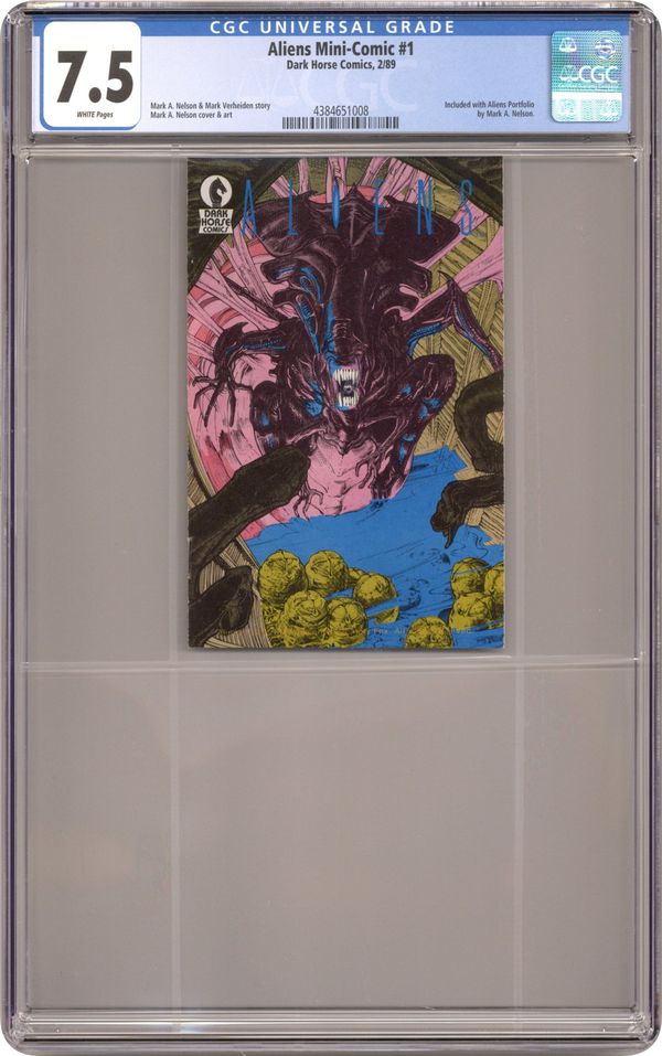 Aliens Mini Comic (1989) 1 CGC 7.5