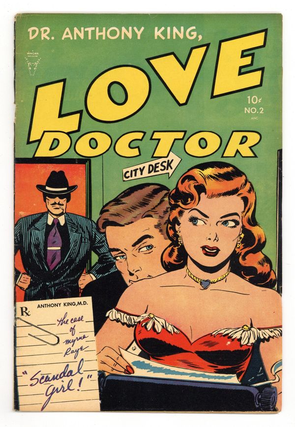 Doctor Anthony King Hollywood Love Doctor (1952) #2 VG- 3.5