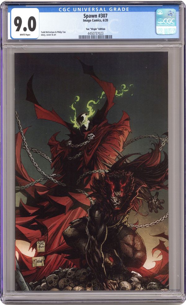 Spawn (1992 Image) 307D CGC 9.0